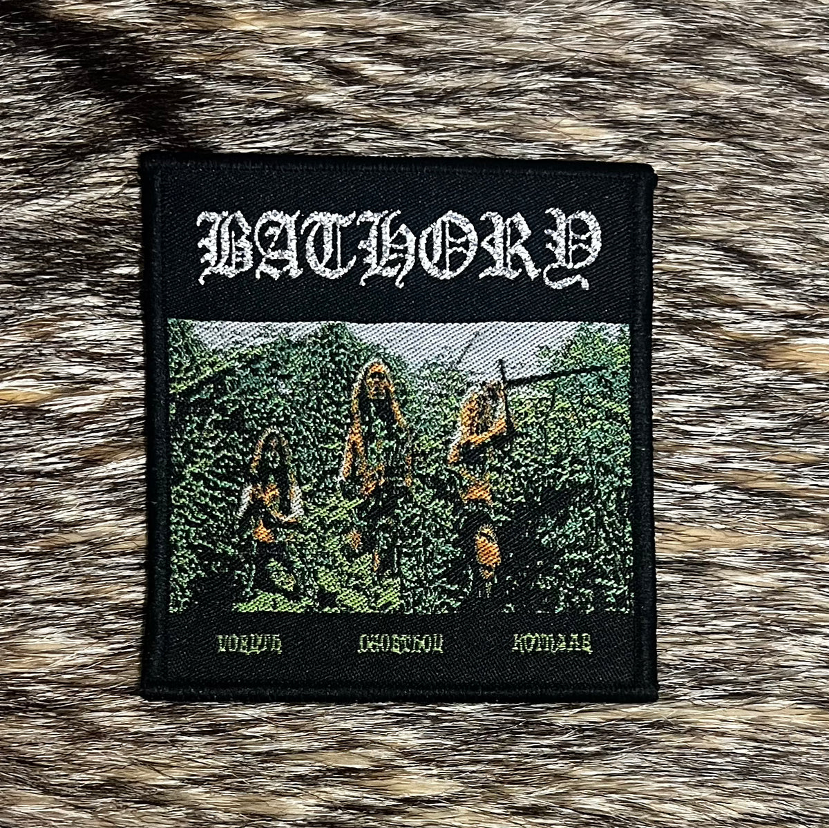 Bathory - Blood Fire Death Band Picture Patch – Mercian Storm Mailorder
