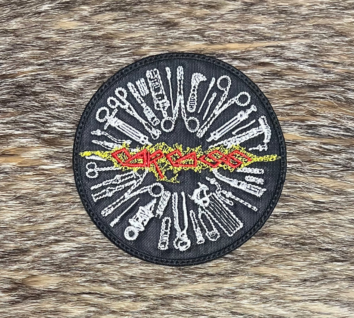 Carcass - Tools Of The Trade Circular Patch – Mercian Storm Mailorder