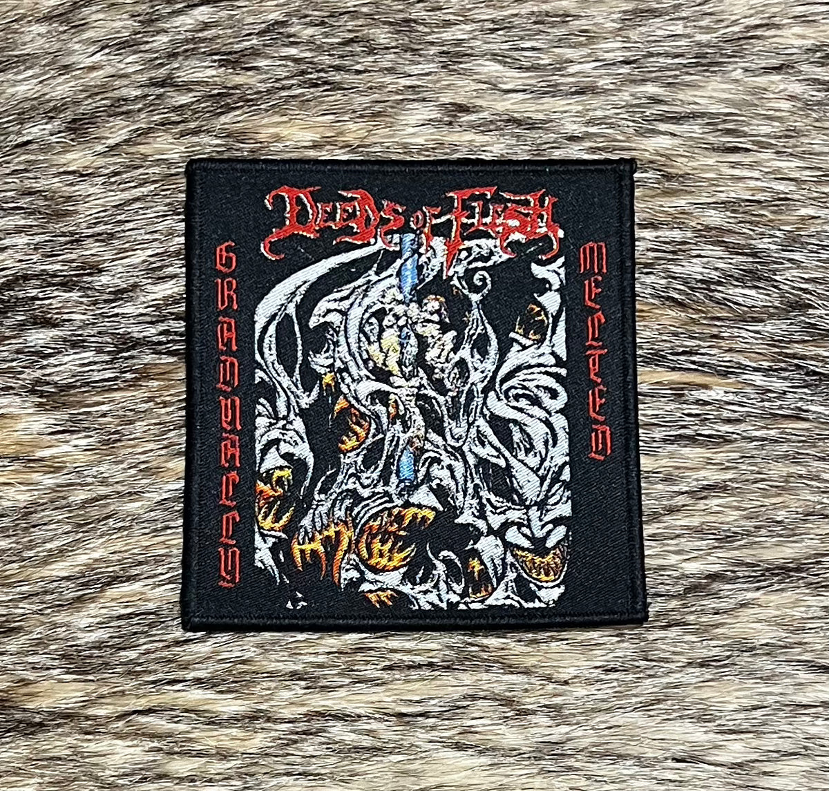Deeds Of Flesh - Gradually Melted Patch – Mercian Storm Mailorder