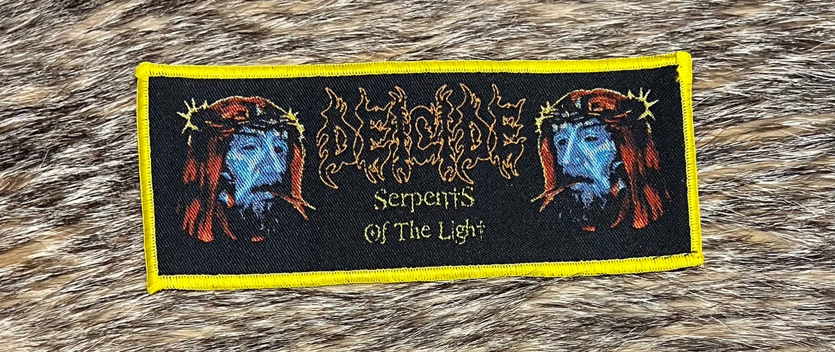 Deicide - Serpents Of The Light Strip Patch – Mercian Storm Mailorder
