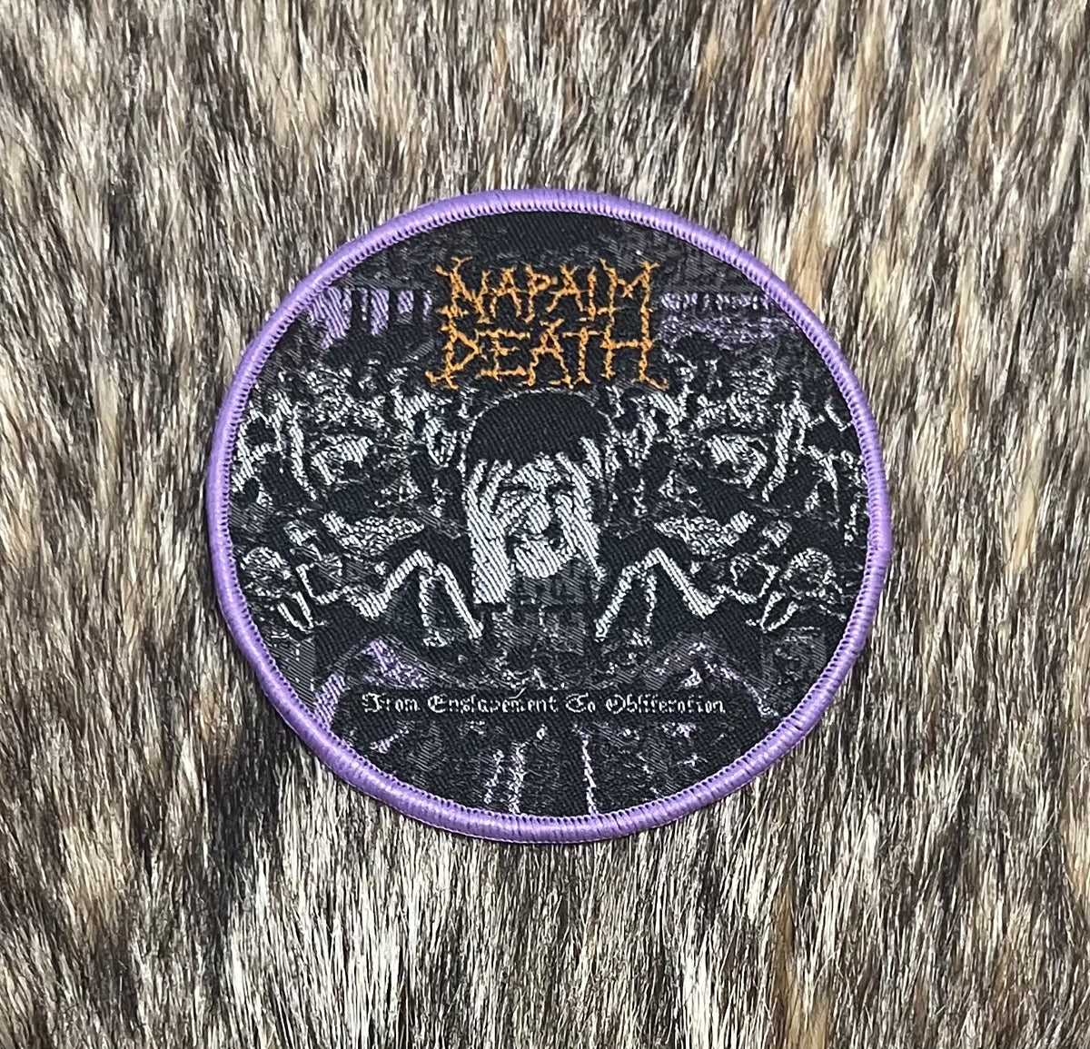 Napalm Death - From Enslavement Patch – Mercian Storm Mailorder